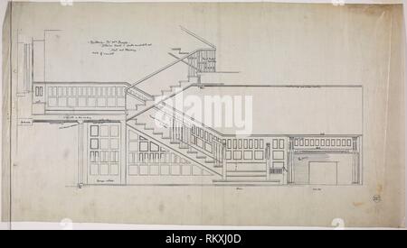 William Bunge House, Chicago, Illinois, Front Elevation. Treat and ...