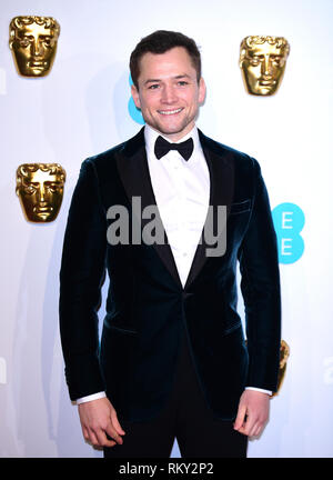 Taron Egerton attending The British Academy Film Awards at the Royal ...