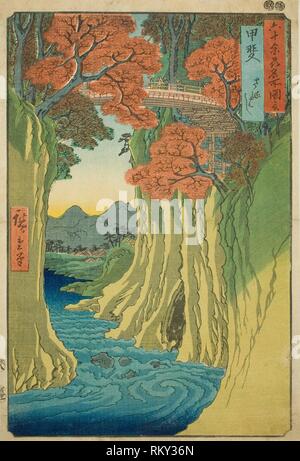Japan - Monkey Bridge in the Kai Province Stock Photo - Alamy