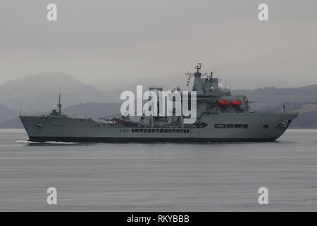 RFA Wave Knight Replenishment Vessel, Port of Liverpool, built Vickers ...