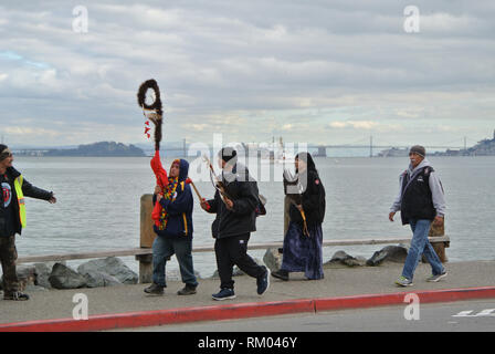 AIM american indian movement march Stock Photo - Alamy