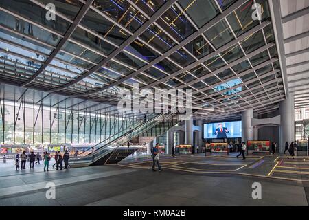 Inside the HSBC Building designed by Foster Stock Photo - Alamy