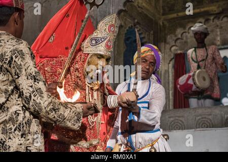 The Gavri dance celebrates the triumph of good over evil and is ...