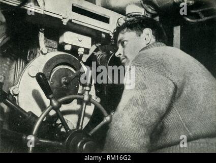 Royal Navy Helmsman Stock Photo - Alamy