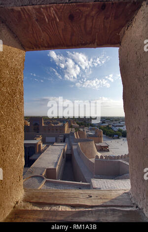 City panorama Khiwa, Uzbekistan Panorama Stock Photo - Alamy