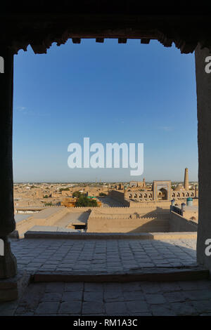 City panorama Khiwa, Uzbekistan Panorama Stock Photo - Alamy