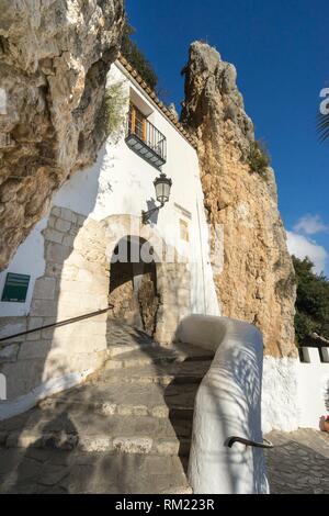 Entrance to the Casa Orduña Museum and Guadalest Castle Stock Photo - Alamy