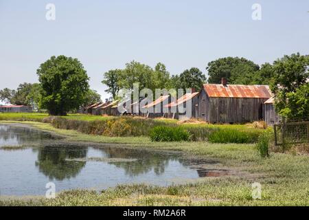 Louisiana, Thibodaux, Laurel Valley Village, sugar plantation museum ...
