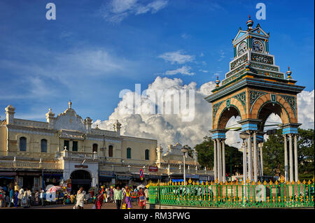 Dufferin Clock Tower, Mysore, Karnataka, India, Asia Stock Photo - Alamy
