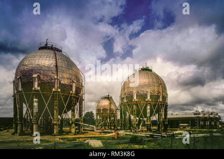 LPG Storage tanks, India, Asia Stock Photo - Alamy
