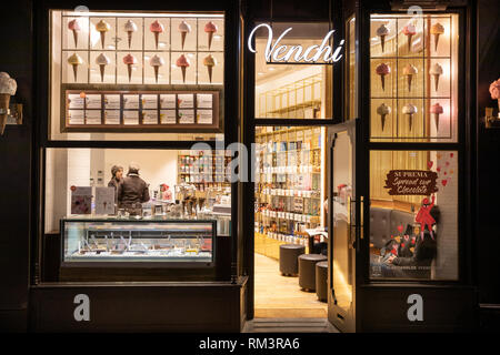 Venchi Italian Ice cream shop, Covent Garden, London, England, UK Stock ...