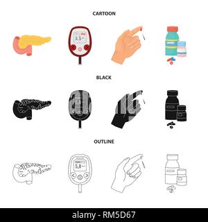 pancreas,glucometer,analysis,bottle,organ,measuring,blood,pill,anatomy ...