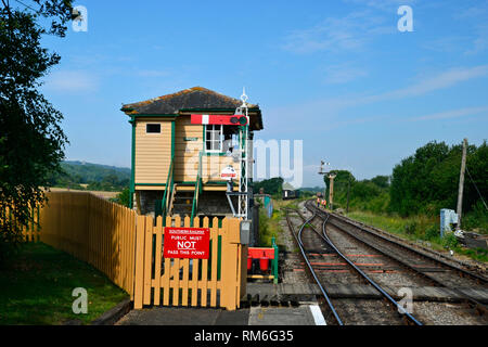 Harman's Cross station on the Swanage steam railway, Dorset, UK Stock ...