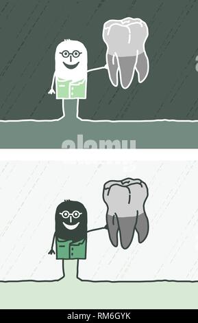 Tooth characters - vector illustration Stock Vector Image & Art - Alamy