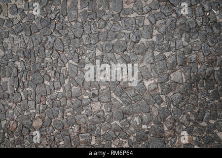 Top down picture of a pavement consiting of grey cobblestone Stock ...