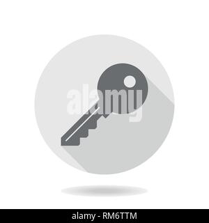 Lock smart key icon flat vector. Car remote. Unlock mobile Stock Vector ...