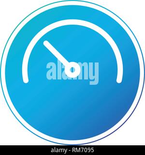 Half Clock in circle , linear icon. Vector illustration isolated on ...