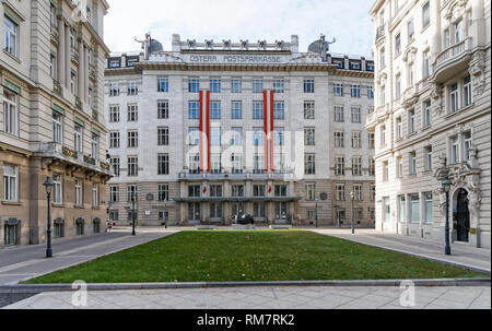 The Austrian Postal Savings Bank building, a modernist building in ...