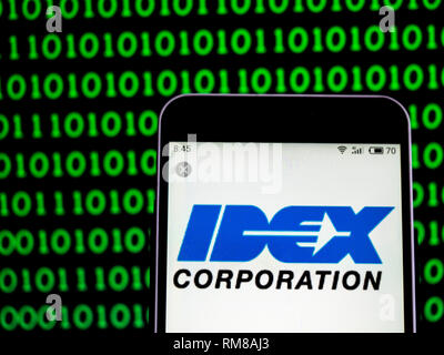 IDEX Corporation logo seen displayed on smart phone Stock Photo - Alamy