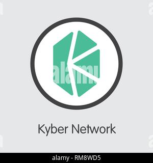 KNC - Kyber Network. The Logo of Money or Market Emblem Stock Vector ...
