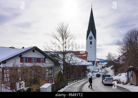Martinszell im Allgäu: church in Schwaben, Allgäu, Swabia, Bayern ...