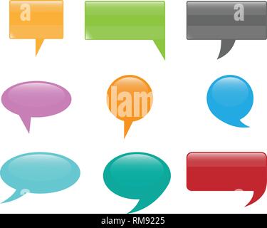 Word and Thought Bubbles Stock Vector Image & Art - Alamy