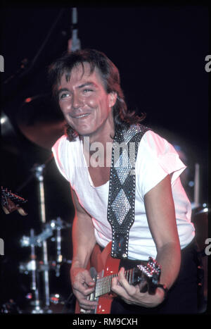 Singer, songwriter and guitarist David Cassidy is shown performing on ...