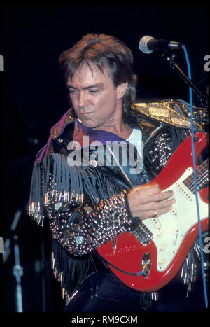Singer, songwriter and guitarist David Cassidy is shown performing on ...