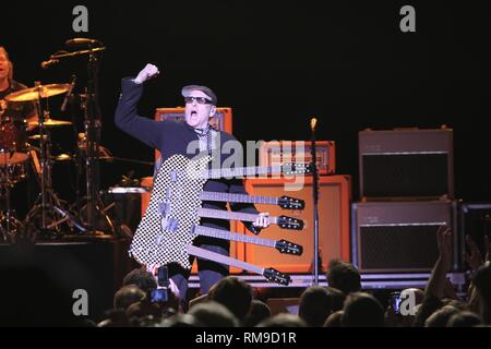 Singer, songwriter and guitarist Rick neilson is shown performing on ...