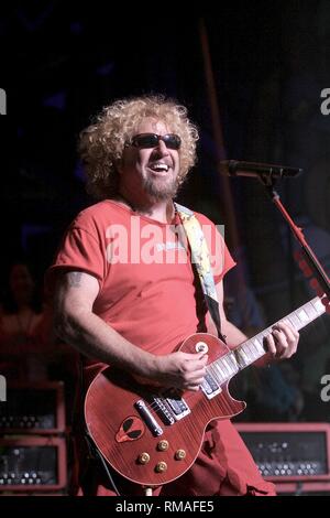 Sammy Hagar (The RED Rocker) performing at The 2015 Monster Energy ...