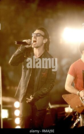 Singer Paul Hewson also, best known by his stage name Bono, of the ...