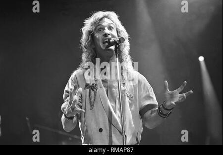 Musician and lead vocalist Steve Walsh of the progressive rock band ...
