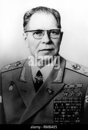 USSR Defense Minister Marshal of the Soviet Union Andrei Grechko Stock ...