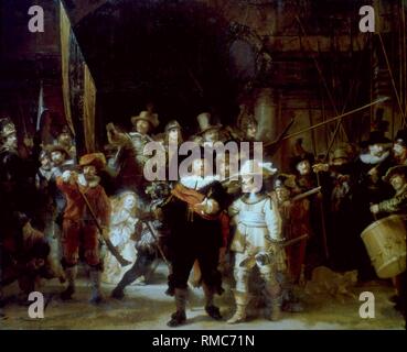 Rembrandt van Rijn, The Company of Captain Frans Banning Cocq and ...
