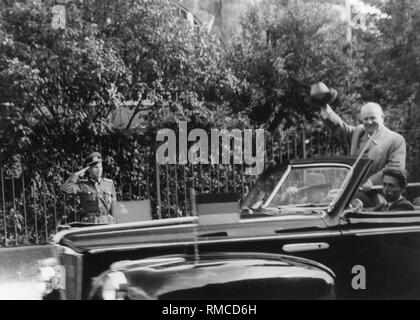 The limousine of GDR head of state Erich Honecker in his birthplace ...