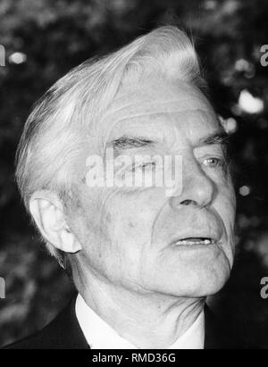 Austrian conductor Herbert von Karajan, director of the Berlin ...