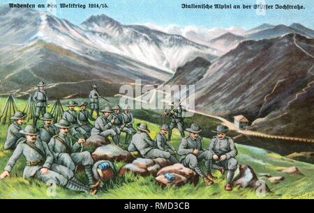 Italian Alpine troops at the front in Greece, 1940 Stock Photo - Alamy