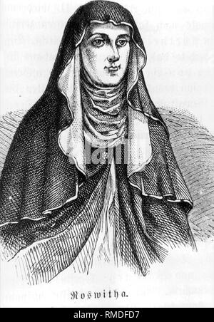 Roswitha von Gandersheim Stock Photo - Alamy