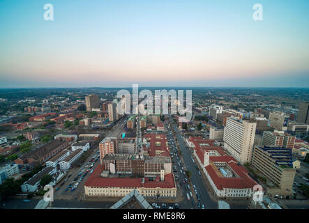 A view of Harare, Zimbabwe's CBD and skyline Stock Photo - Alamy