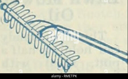 two garden spades fork and wire Stock Photo - Alamy