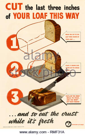Ministry of Food Wartime Rationing WW2 Leaflet on how to use Bitter ...