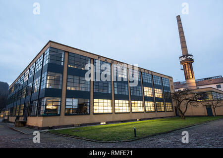 Alfeld, Germany. 14th Feb, 2019. Exterior view of the Fagus factory ...