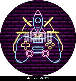 Love Game neon sign vector. Casino Slot Machines Logo in the neon style ...