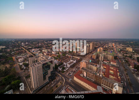 A view of Harare, Zimbabwe's CBD and skyline Stock Photo - Alamy