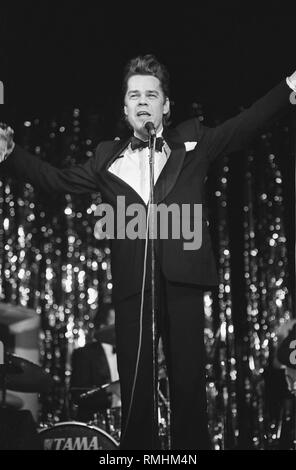 Buster Poindexter, known to some as David Johanson, is shown performing ...