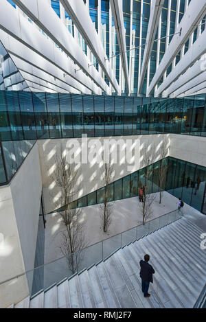 the building of the new headquarters of the EDP, Energias de Portugal ...
