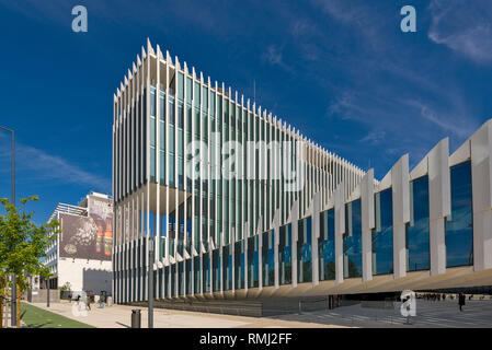 the building of the new headquarters of the EDP, Energias de Portugal ...