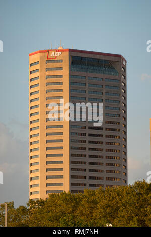 The American Electric Power (AEP) building is under construction in ...