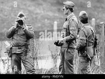 military, East Germany, border troops, state funeral for the NCO Stock ...