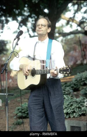 Singer, songwriter and guitarist Livingston Taylor is shown performing ...